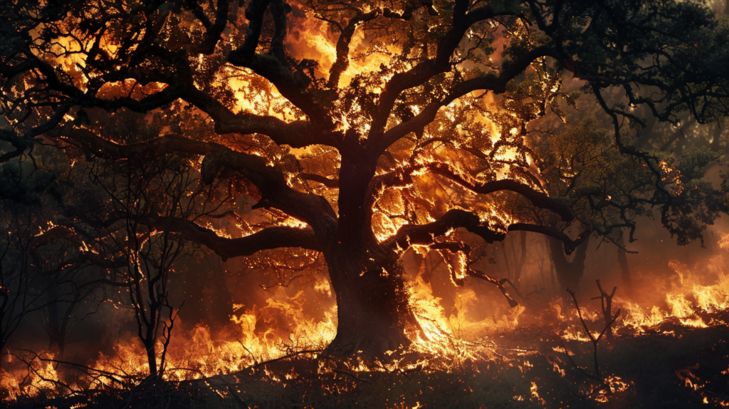 Are Oak Trees Fire Resistant? Understanding the Durability of Oaks in ...